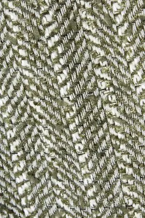Rag & Bone Manston Metallic Herringbone Wool-blend Tweed Bomber Jacket