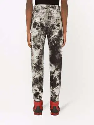 Dolce & Gabbana Acid-wash Two-tone Jeans