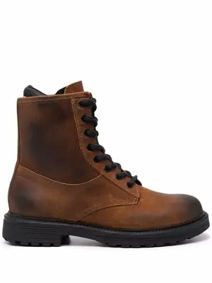DIESEL® Distressed Combat Boots