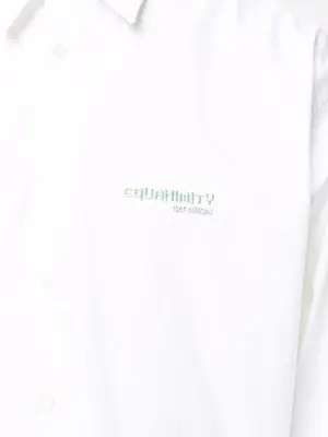 Raf Simons Embroidered-logo Shirt