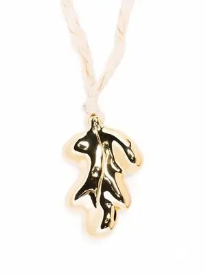 JIL SANDER Foliage Pendant Necklace