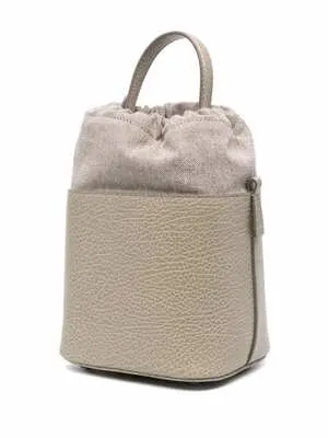 MAISON MARGIELA 5ac Small Bucket Bag - Neutrals