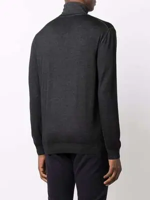 DONDUP Roll-neck Merino Wool Jumper - Black