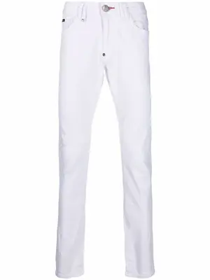Philipp Plein Logo Slim-fit Jeans