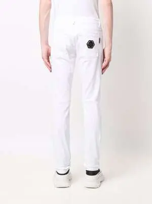 Philipp Plein Logo Slim-fit Jeans
