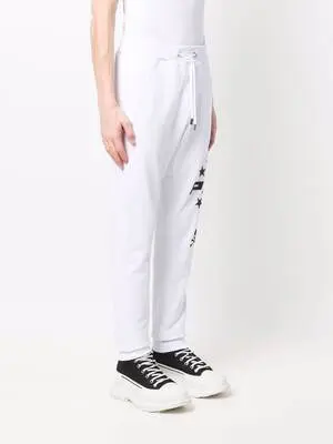 Philipp Plein Logo Drawstring Tracksuit Bottoms - White