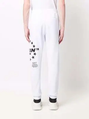 Philipp Plein Logo Drawstring Tracksuit Bottoms - White