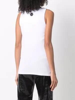 Philipp Plein Rhinestone-embellished Skull Tank Top