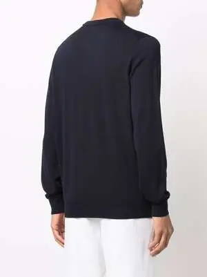 Lacoste Logo Embroidered Jumper - Blue