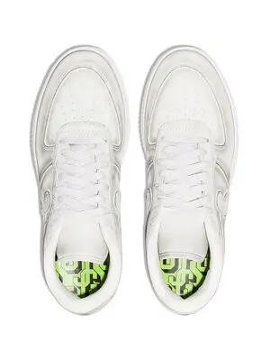 JOHN GEIGER Gf-01 Tweed Distressed-effect Sneakers