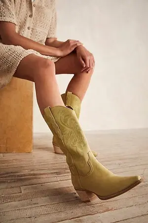Jeffrey Campbell Jeffrey Campbell Dagget Western Boots Lime