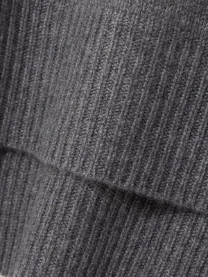 LISA YANG Heidi Cashmere Turtleneck Sweater - Gray