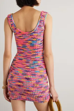Staud Gardenia Knitted Mini Dress