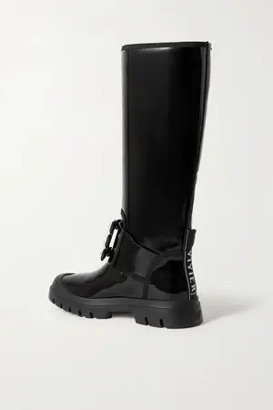 ROGER VIVIER Walky Viv Patent-leather Knee Boots