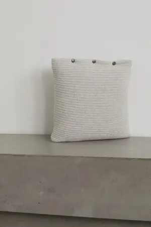 Brunello Cucinelli Ribbed Cashmere Down Cushion