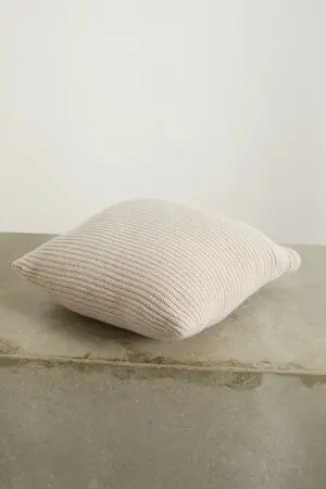 Brunello Cucinelli Ribbed Cashmere Down Cushion