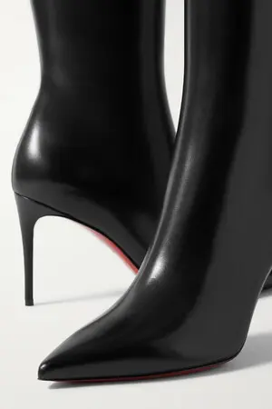 CHRISTIAN LOUBOUTIN Kate Botta 85 Leather Knee Boots