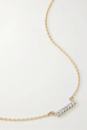 STONE AND STRAND 10-karat Diamond Necklace - Gold