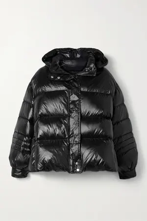 THE FRANKIE SHOP Val Hooded Quilted Recycled Shell Down Jacket