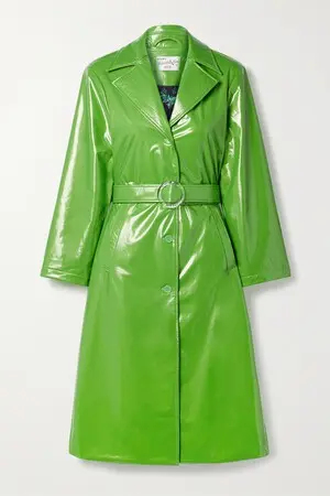 HVN Caitlin Pvc Trench Coat