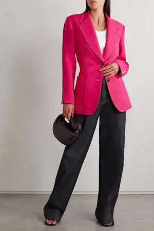 Christopher John Rogers Crepe Blazer