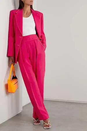 Christopher John Rogers Crepe Blazer