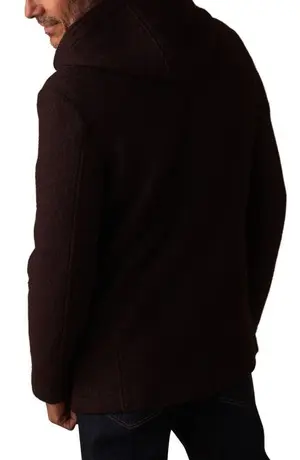 THE NORMAL BRAND Balboa City Hooded Pea Coat