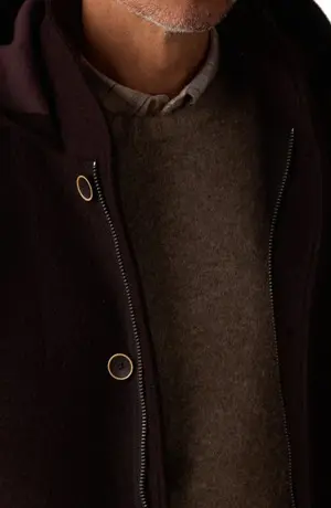 THE NORMAL BRAND Balboa City Hooded Pea Coat