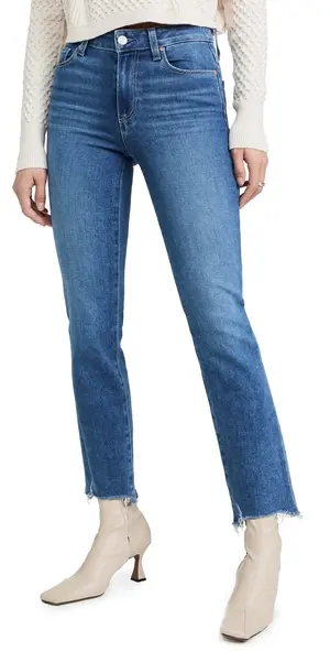 Paige Cindy Jeans With Destroyed Hem