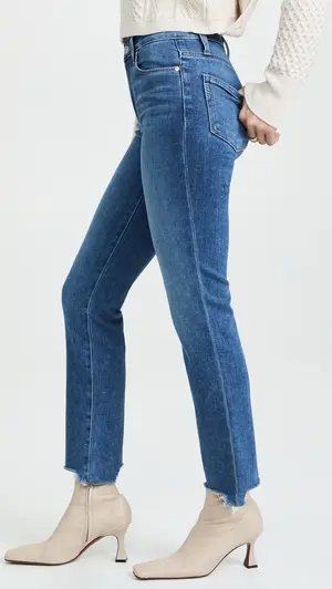 Paige Cindy Jeans With Destroyed Hem