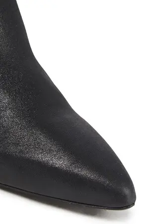 Zimmermann Gathered Metallic Leather Boots