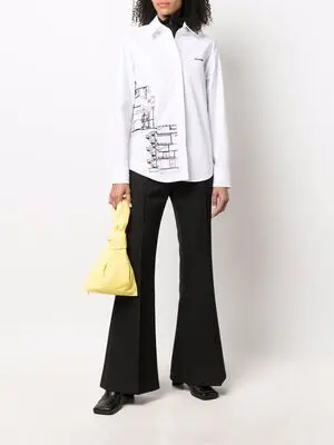 Off-White Graphic-print Long-sleeve Shirt