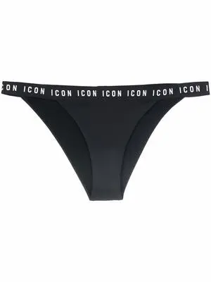 Dsquared2 Icon-waistband Bikini Briefs - Black
