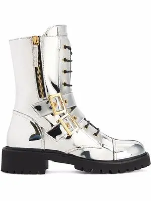 Giuseppe Zanotti Metallic Boots For Women