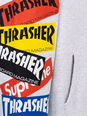 Supreme Thrasher Multi Logo Zip-up Hoodie