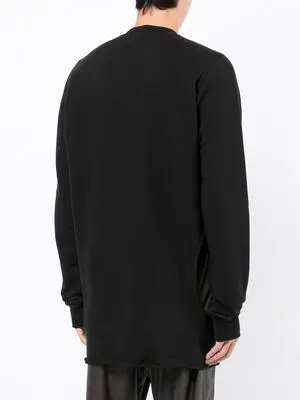 Rick Owens Cotton Cut-out Sweatshirt