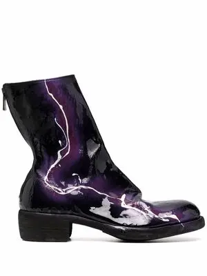 Guidi High-shine Ankle Boots
