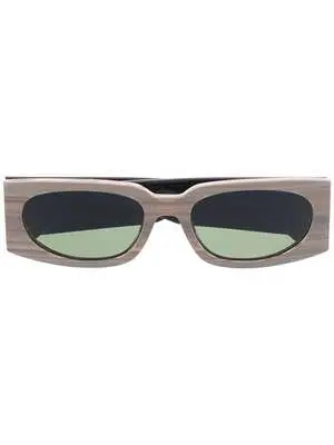 Gcds Rectangular-frame Sunglasses - Brown