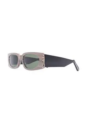 Gcds Rectangular-frame Sunglasses