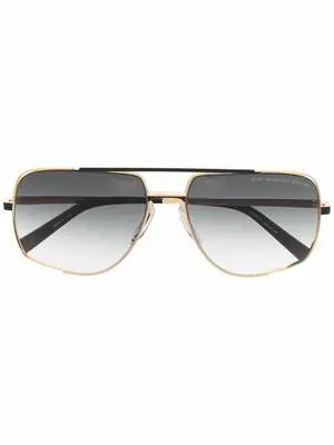 Dita Navigator-frame Sunglasses - Gold