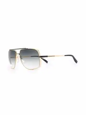 Dita Navigator-frame Sunglasses - Gold