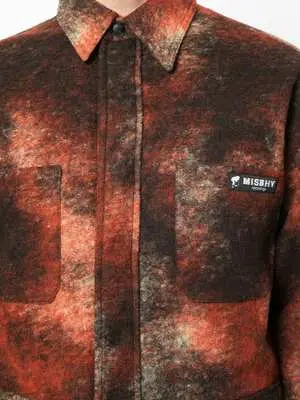 MISBHV Patterned Logo-patch Shirt