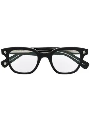 Garrett Leight Naples Square Frame Glasses - Black