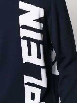 Philipp Plein Logo-print Wool Sweater - Blue