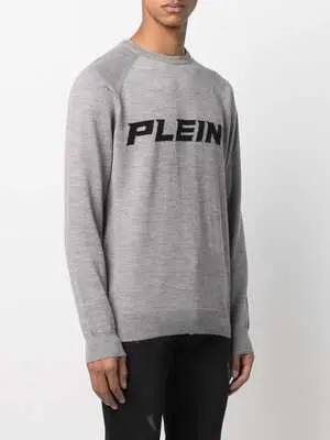 Philipp Plein Logo-print Jumper - Grey