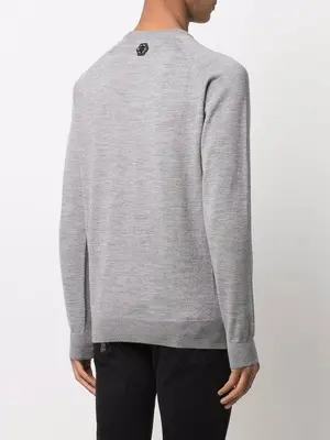 Philipp Plein Logo-print Jumper - Grey