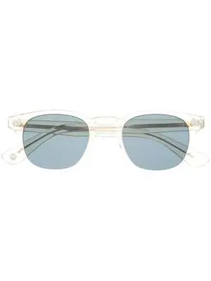 Garrett Leight Transparent Square-frame Sunglasses