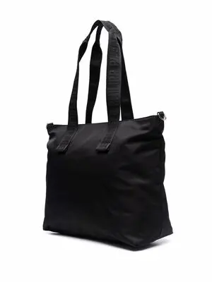 Philipp Plein Logo Print Cotton Tote Bag