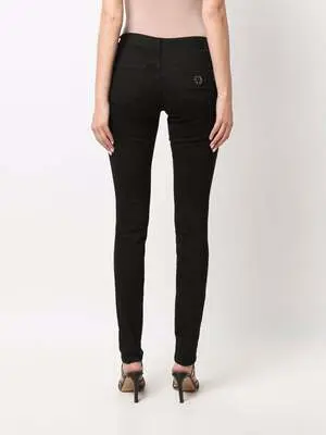 Philipp Plein High-rise Skinny Jeggings - Black