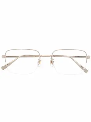 Dunhill Rimless Rectangular Eyeglasses - Gold
